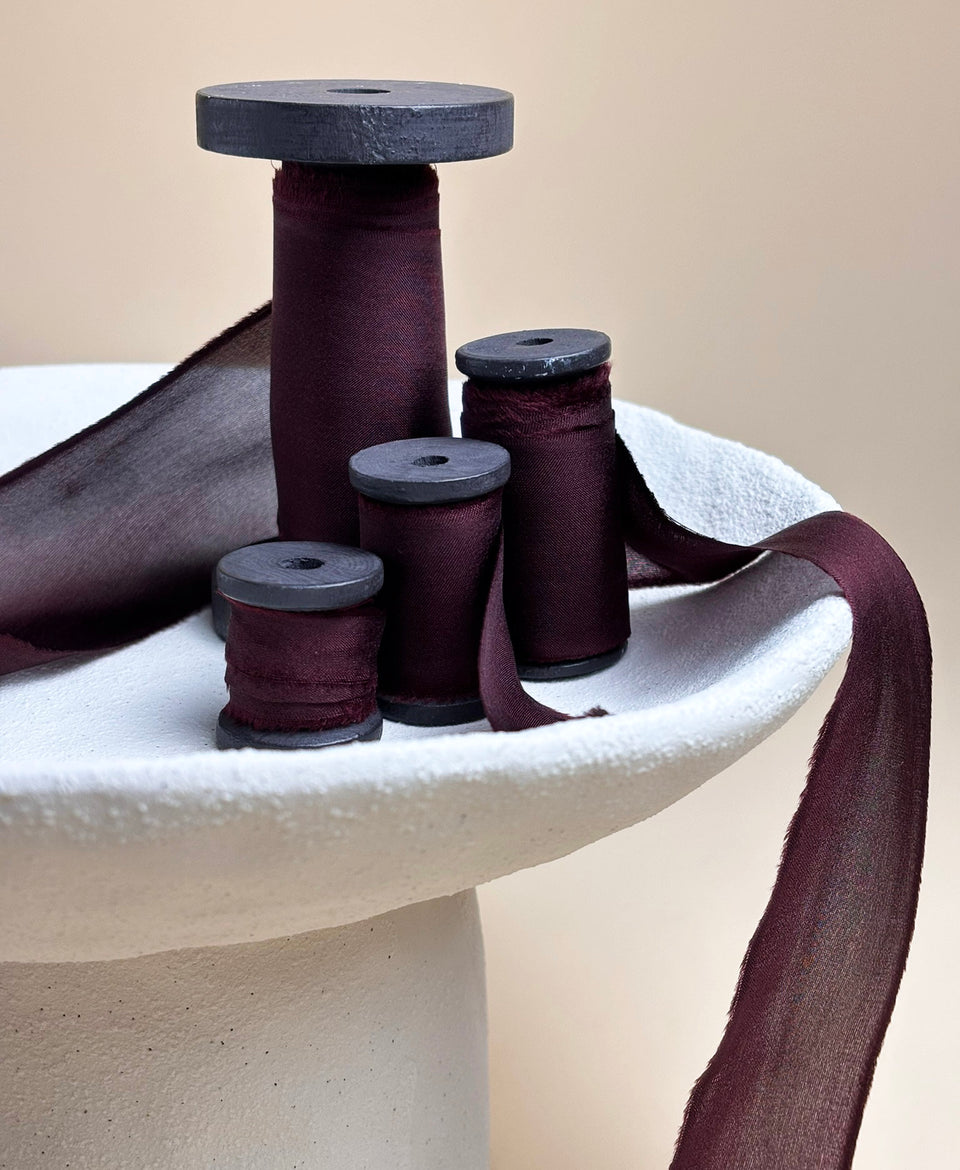 Our Process: The Art of Naturally Dyeing Silk Ribbons – The Silk Studio